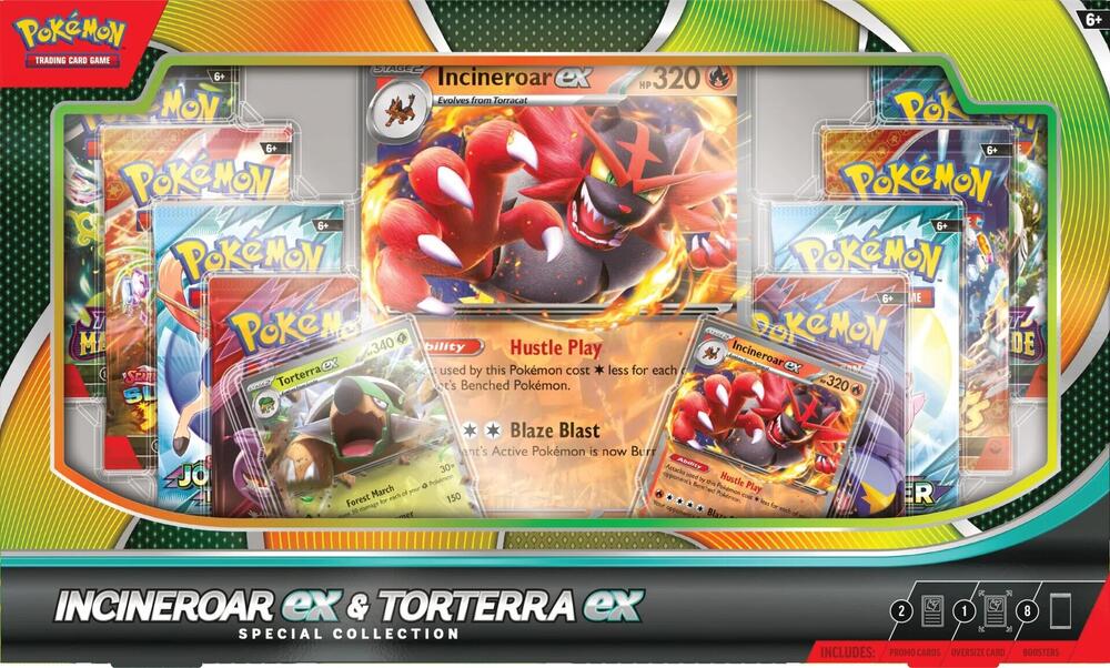 Incineroar ex and Torterra ex Special Collection - Miscellaneous Cards ...