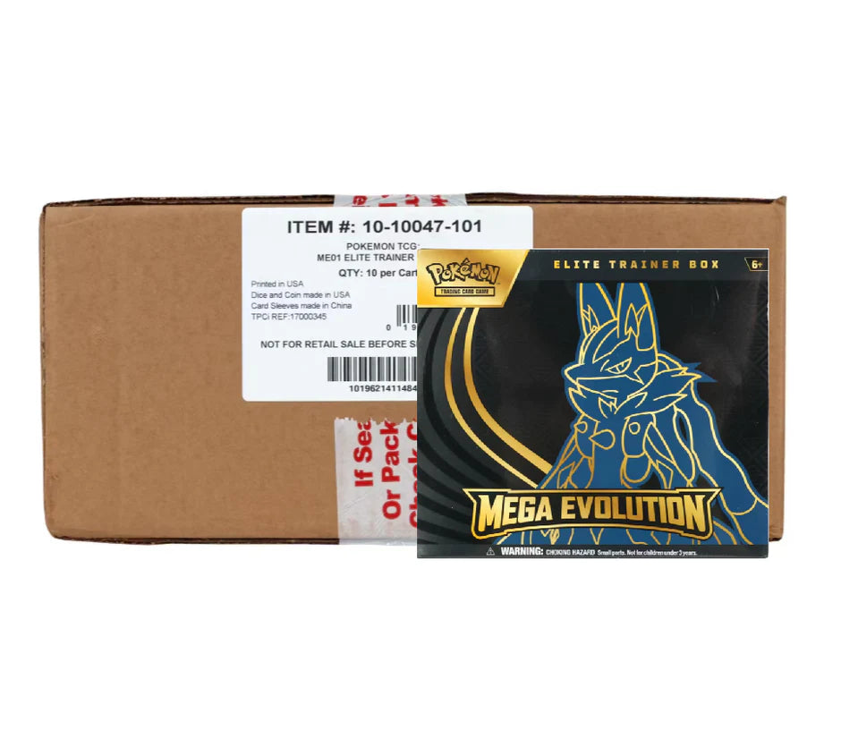 Mega Evolution Elite Trainer Box Case - ME01: Mega Evolution (MEG ...